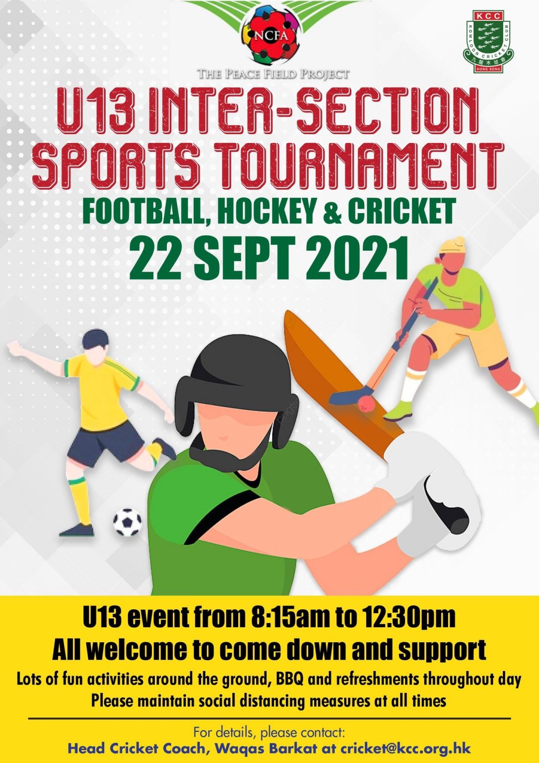 KOWLOON CRICKET CLUB PFP U13 TOURNAMENT – Peace Through Play